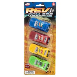 Rev Rollers Race Cars - 4 Piece Set wholesale bulk pricing