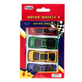 Motor Wheels Die-Cast Cars - 4 Piece Set wholesale bulk