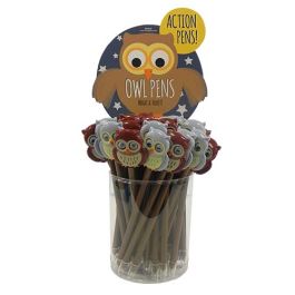 Owl Pens with Display (24 Pack) wholesale bulk pricing