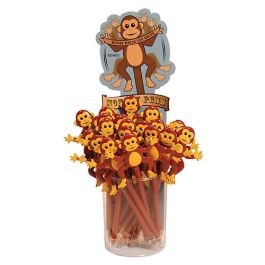 Monkey Pens with Display (24 Pack) wholesale bulk pricing
