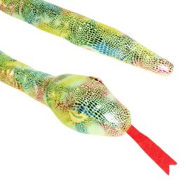 50" Jumbo Plush Iridescent Snake wholesale bulk pricing