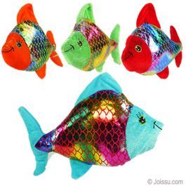 wholesale 7.5" Plush Shiny Fish bulk pricing