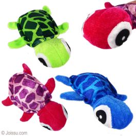 6" Mini Plush Colorful Turtles wholesale bulk pricing