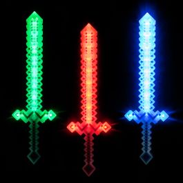 Light-up LED Pixel Sword with Sound wholesale bulk pricing