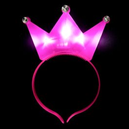 Light-up LED Crown Headband wholesale bulk pricing