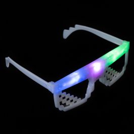 Light-up LED Pixel Glasses wholesale bulk pricing