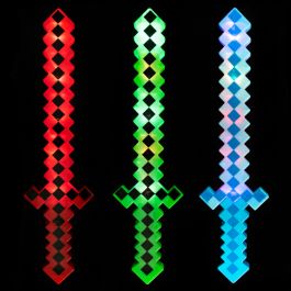 Light-up LED Pixel Sword with Sound wholesale bulk pricing