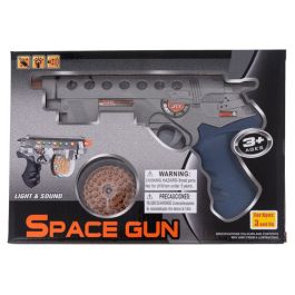 Light-up LED Space Gun with Sound wholesale bulk pricing
