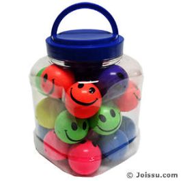 Smiley Bounce Ball (24 Pack) wholesale bulk pricing