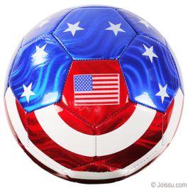 Official Size Metallic USA Soccer Ball wholesale bulk